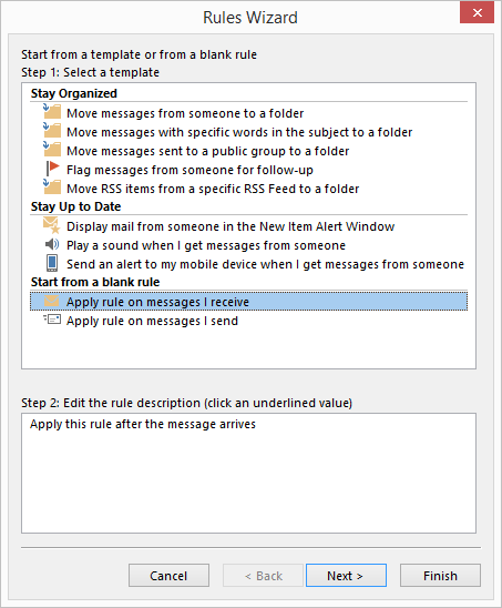 Set Rule To Forward All Emails To Another Address In Outlook